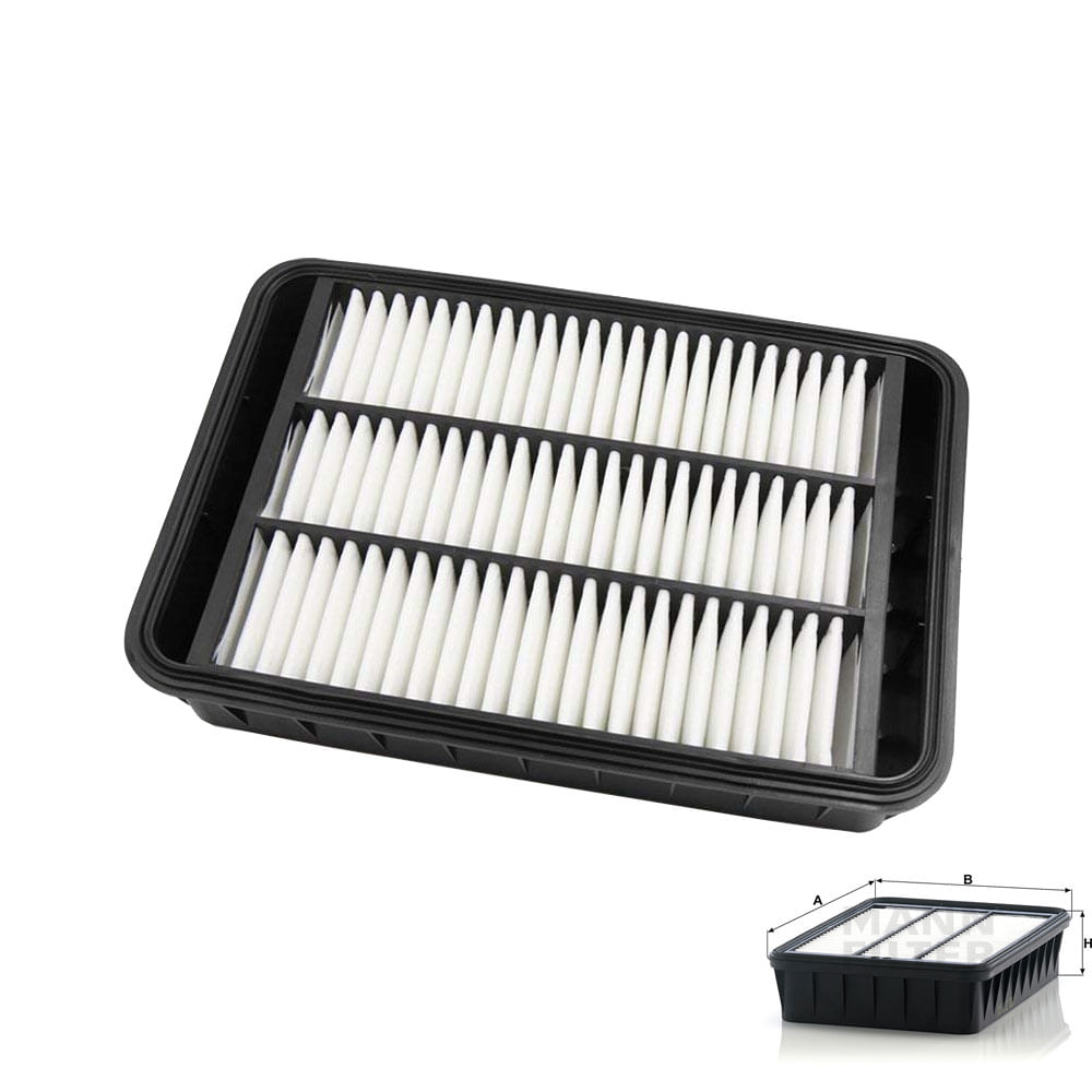 Filtro Ar Mitsubishi Lancer 2.0 16v - 2011-2018 Mann FAMI0031-25471 ...