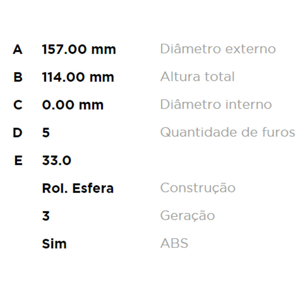 Cubo Roda Traseira Chevrolet Camaro - 2010-2019 FREMAX CUGM0933-28998 ...