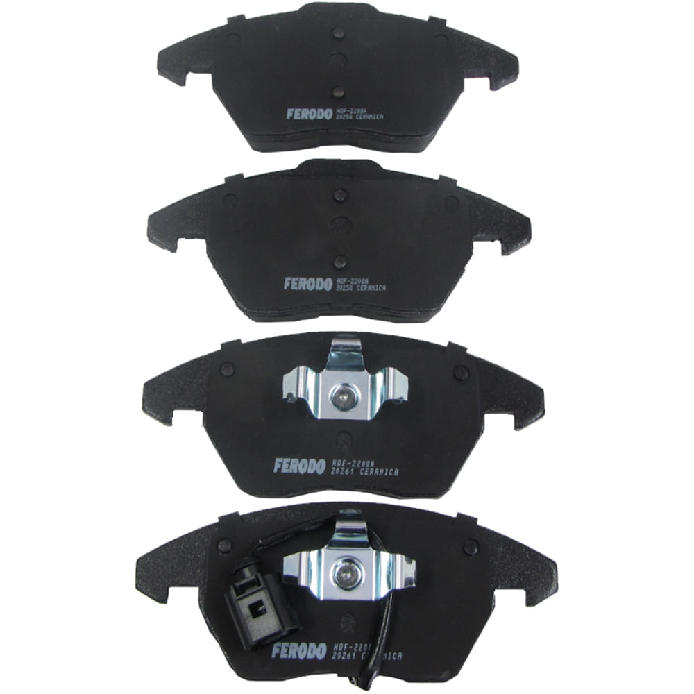 Pastilha Dianteira Cêramica Volkswagen Tiguan - 2010-2014 Ferodo ...