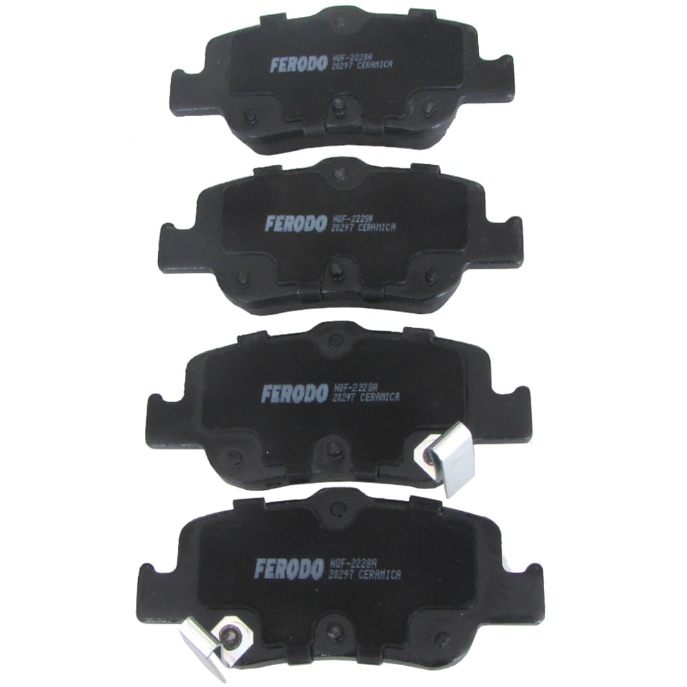 Pastilha Traseira Cerâmica Toyota Corolla - 2008-2018 Ferodo PTTY0222 ...