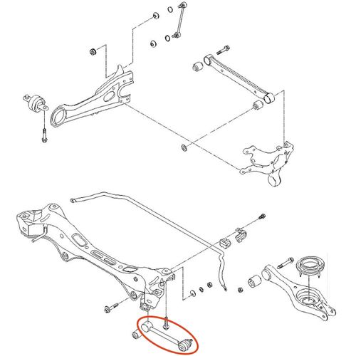 Braço Traseiro Hyundai i30 - 2013-2017 APlus BRHY1994-24170 21994 ...