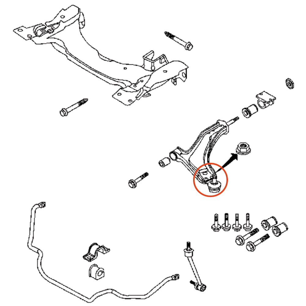 Pivô Dianteiro Land Rover Freelander - 1997-2006 Chassi L314 APlus ...