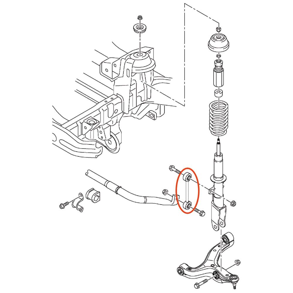 Bieleta Dianteira Volkswagen Amarok - 2010-2022 (Modelo OEM) APlus ...