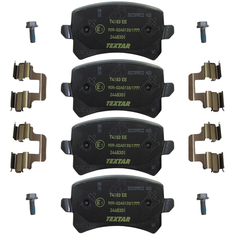 Pastilha Traseira Volkswagen Tiguan - 2007-2018 Chassi 5N Textar ...