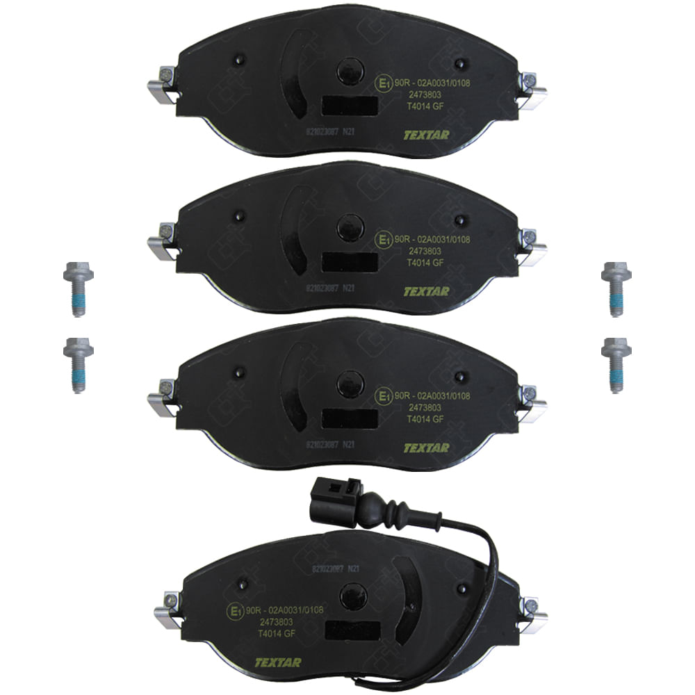 Pastilha Dianteira Volkswagen Passat CC - 2011-2016 Textar PDVW3803 ...
