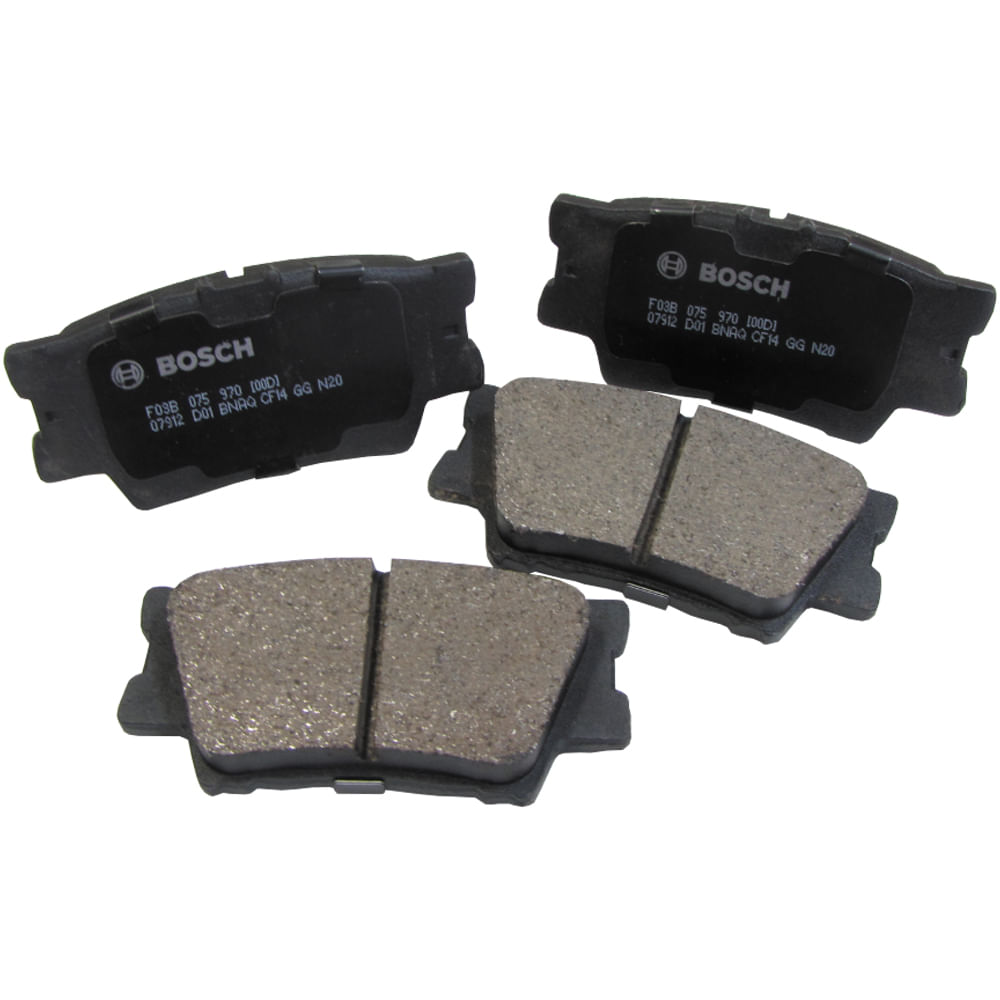 Pastilha Traseira QuietCast Toyota Camry - 2006-2012 Bosch PTTO5970 ...
