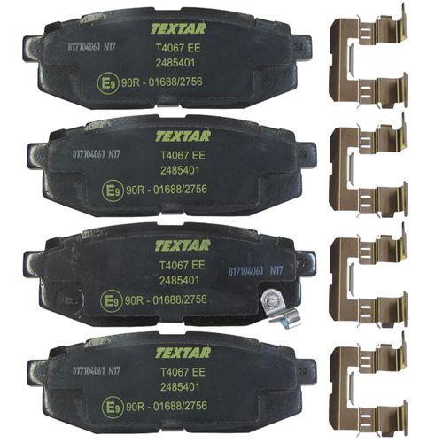 Pastilha Traseira Subaru Impreza - 2008-2013 Textar PTSU2485-28359 ...