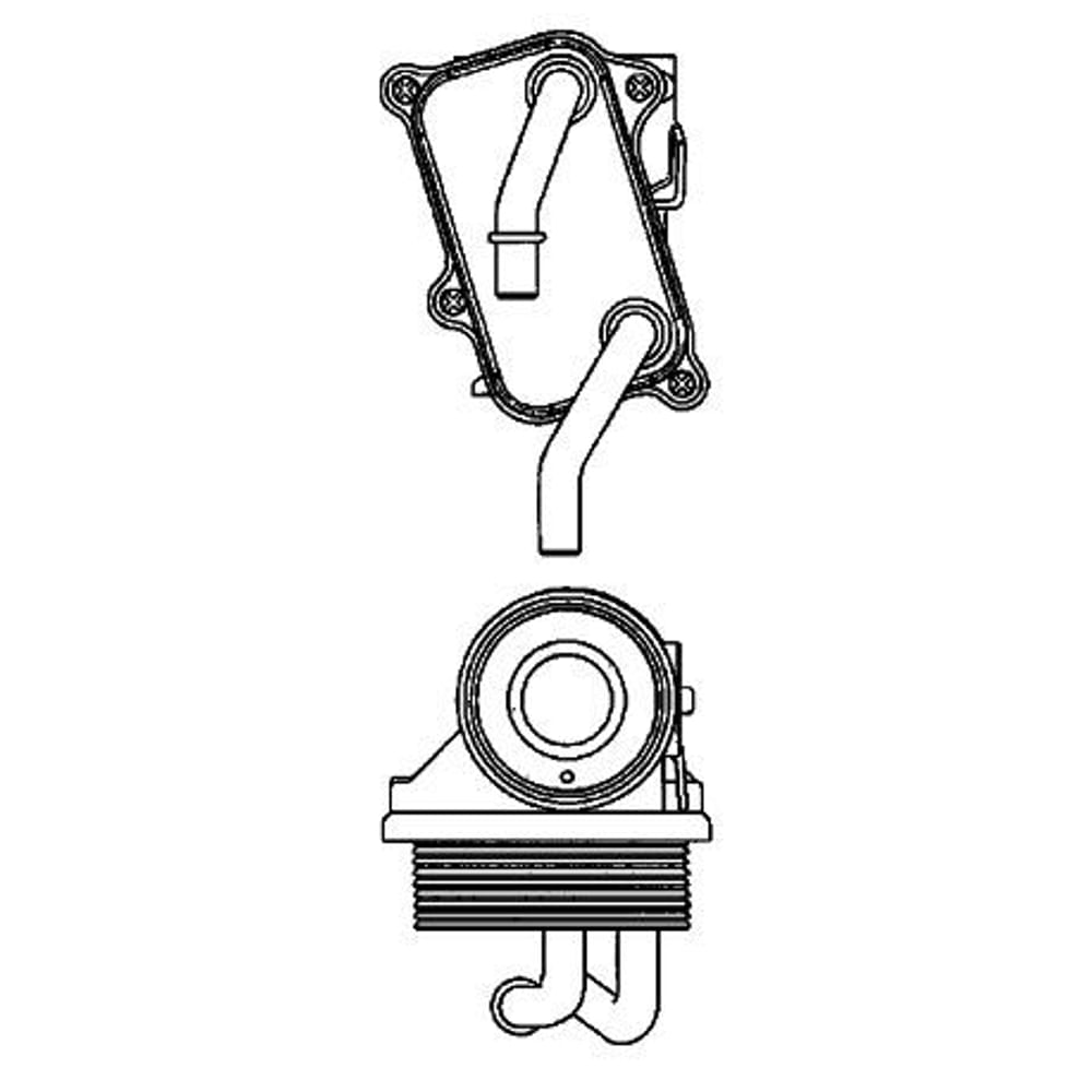 Radiador Óleo Motor Mercedes-Benz CLK-430 - 1998-2002 C208 Mahle ...