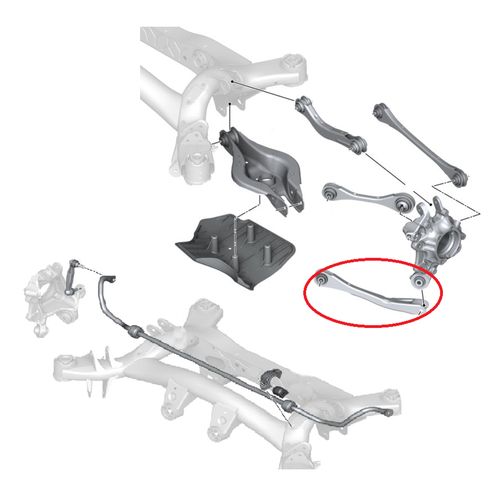 Braço Traseiro BMW 320 - 2019-2023 Série G20 APlus BRBM6310-48163 36310 ...