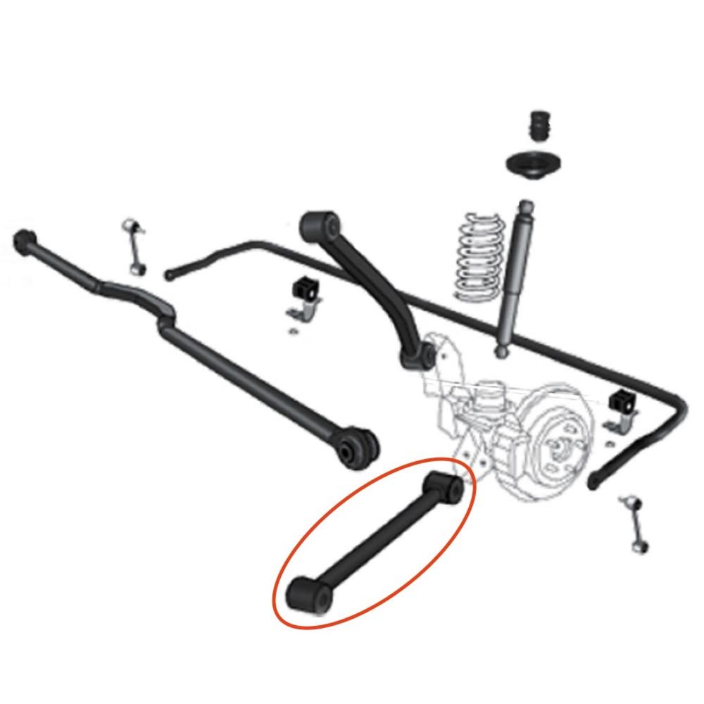 Braço Traseiro inferior Jeep Wrangler 2018-2020 APlus BRCH6491-34988 ...