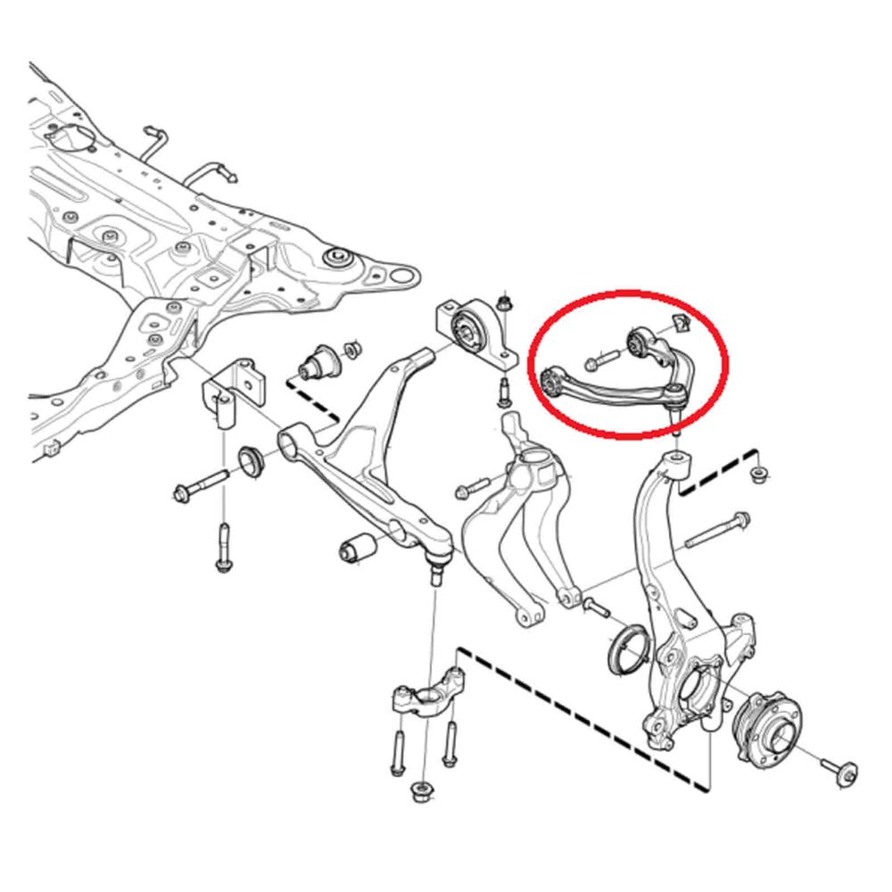 Bandeja Dianteira Superior Volvo XC60 2017-2023 (LE) APlus BJVV4419 ...