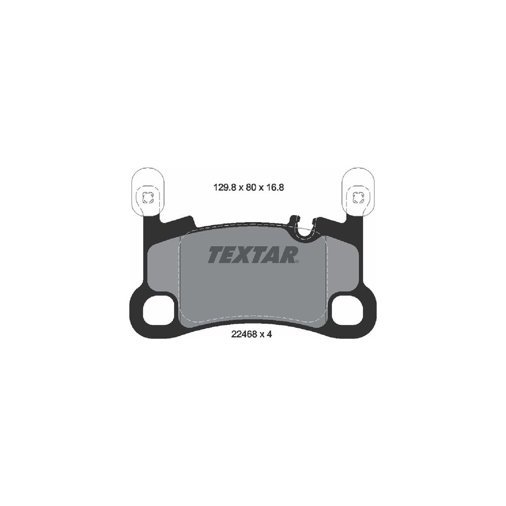 Pastilha Traseira Porsche Cayenne - 2017-2021 Textar PTPO6801-49023 ...