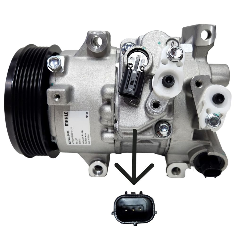 Compressor Ar Condicionado Toyota Corolla 1.8 16v Flex 2012-2015 Mahle ...