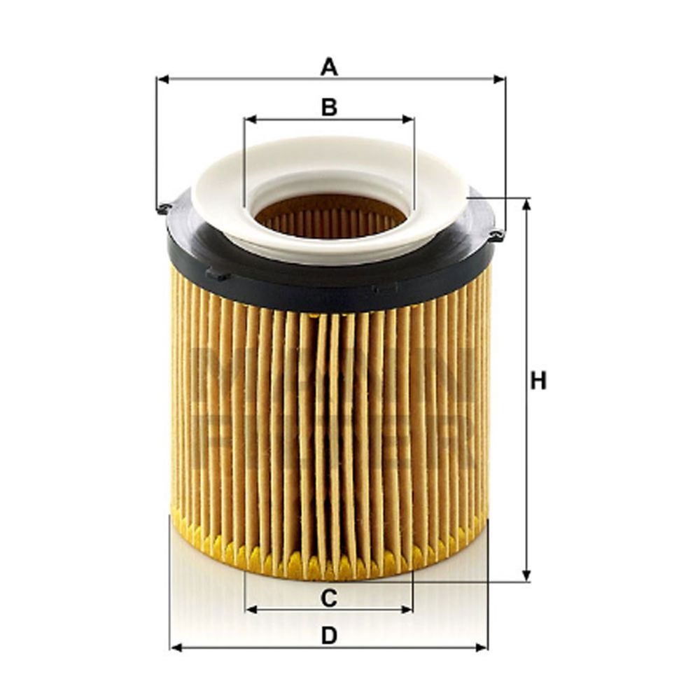 Filtro Óleo BMW X3 2010-2019 Série F25 Mann FOBM8002-33743 HU8002Y ...