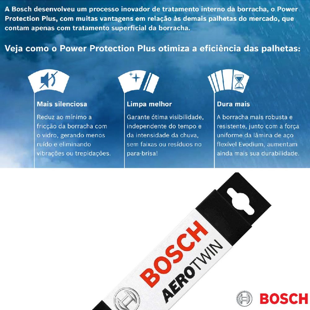 Palheta Volkswagen Virtus 2017-2021 (Tipo 4, 26", LE) Bosch LPAU3181 ...