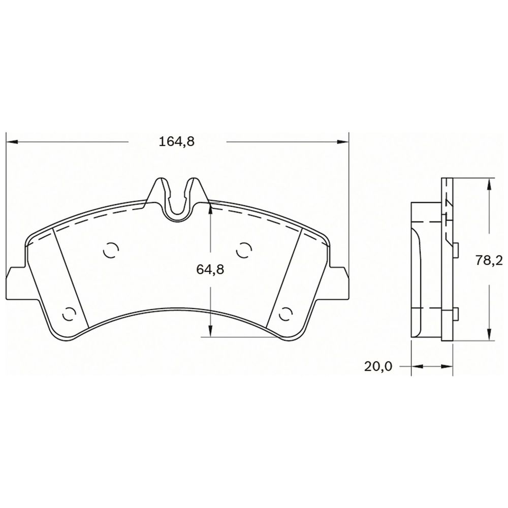 Pastilha Traseira QuietCast Mercedes-Benz Sprinter - 2006-2011 (515 CDI ...