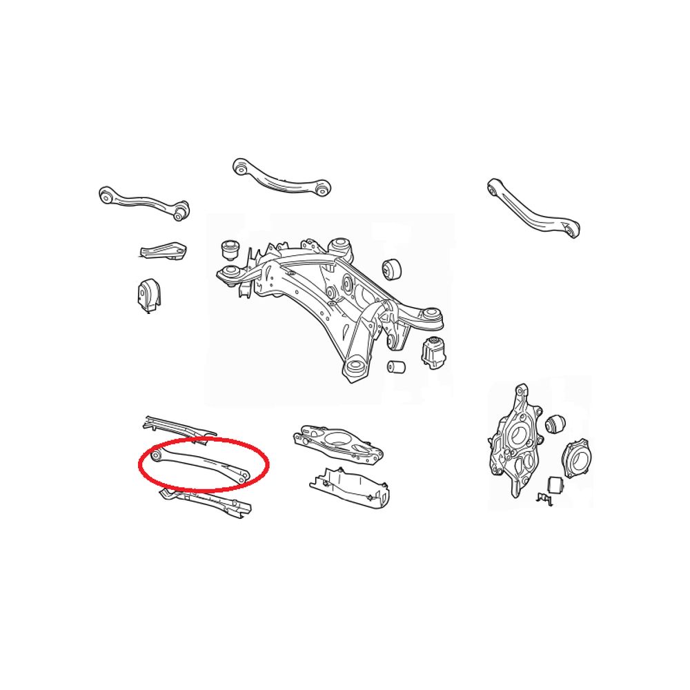 Braço Traseiro Mercedes-Benz E-500 2009-2015 Série W212 APlus BRMB0894 ...