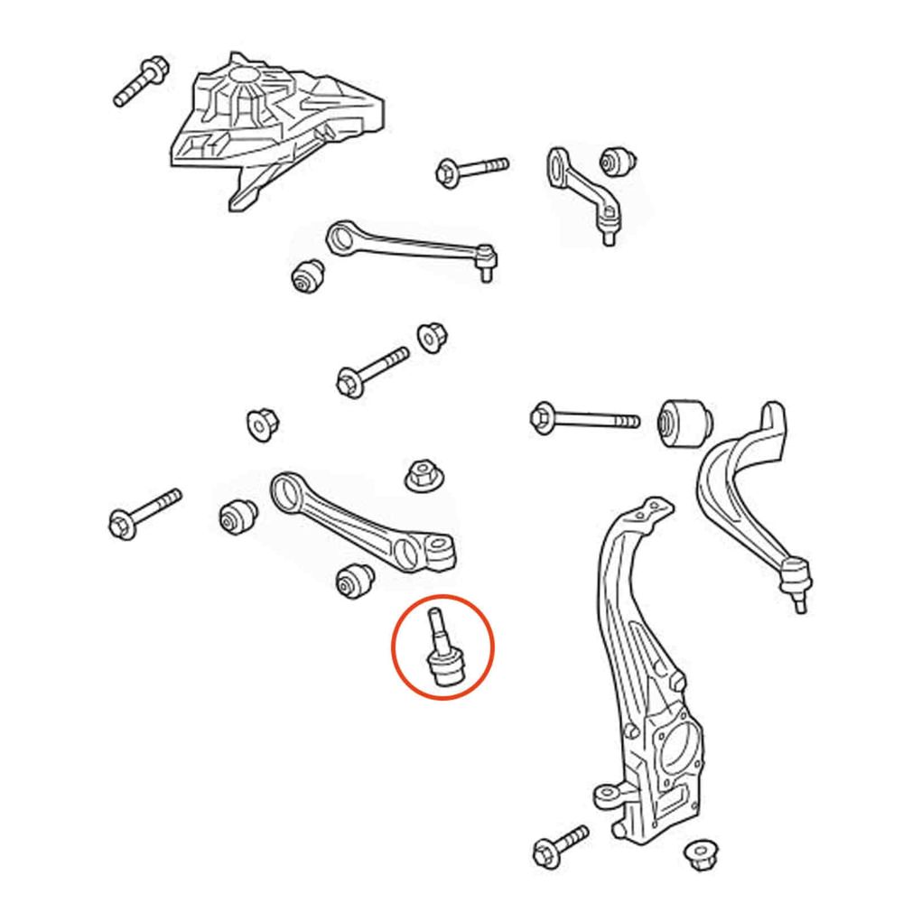 Pivo Inferior Dianteiro Audi A7 2017-2022 APlus PVAU0874-45770 30874 ...