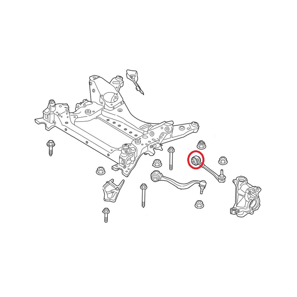 Bucha Braço Reto BMW X3 2018-2023 Série G01 APlus UCBM6430-50496 36430 ...
