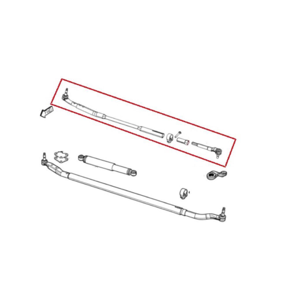 Barra Direção Pitman RAM 2500 2014-2024 APlus BDAP1010-49506 37765 ...